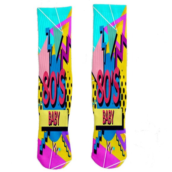 Underwear & Socks | 8s Retro Sublimated 360 Adult Crew Socks | Poshmark